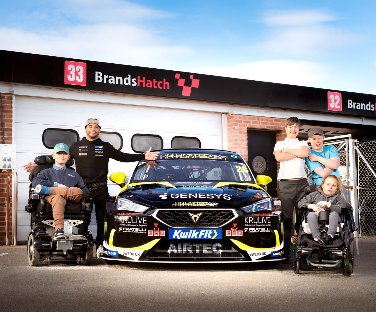 Nicolas Hamilton revvs up inspiration for the children at Beams - Beams